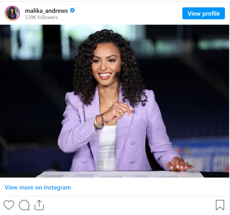 Are Malika Andrews and Dave McMenamin Married? Discover The Love Journey Between The Couple ...